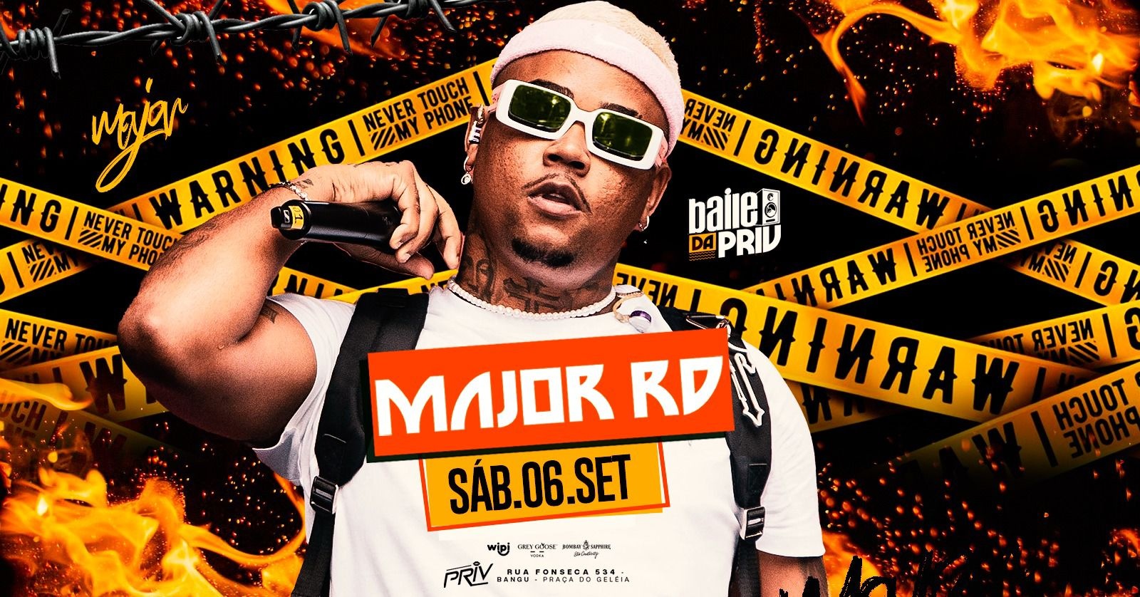 Baile da Priv com Major RD em Rio de Janeiro - Evento ON