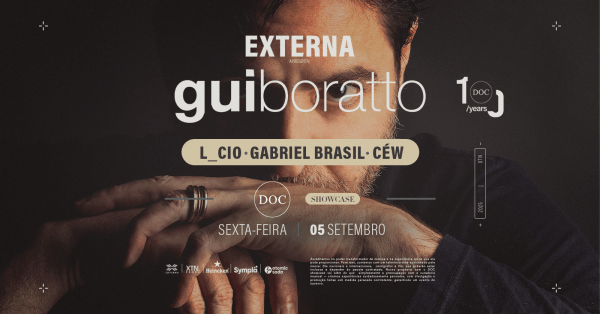 D.O.C. SHOWCASE C/ GUI BORATTO, L_CIO, GABRIEL BRASIL & CÉW em Brasília ...