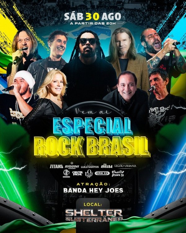 Especial Rock Brasil em Porto Velho - Sympla
