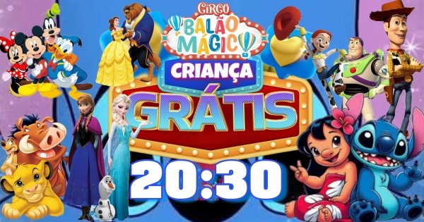Segunda (Último dia) 20:30 Circo Balão Mágico O CIRCO DA SIMONY- Agudos ...