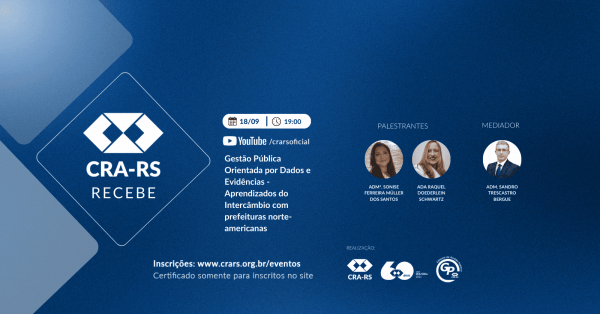 CRA-RS RECEBE: Gestão Pública Orientada por Dados e Evidências - online ...