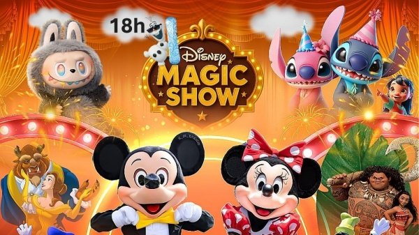 DISNEY MAGIC SHOW - RIBEIRÃO DAS NEVES 18H em Ribeirão das Neves - Sympla