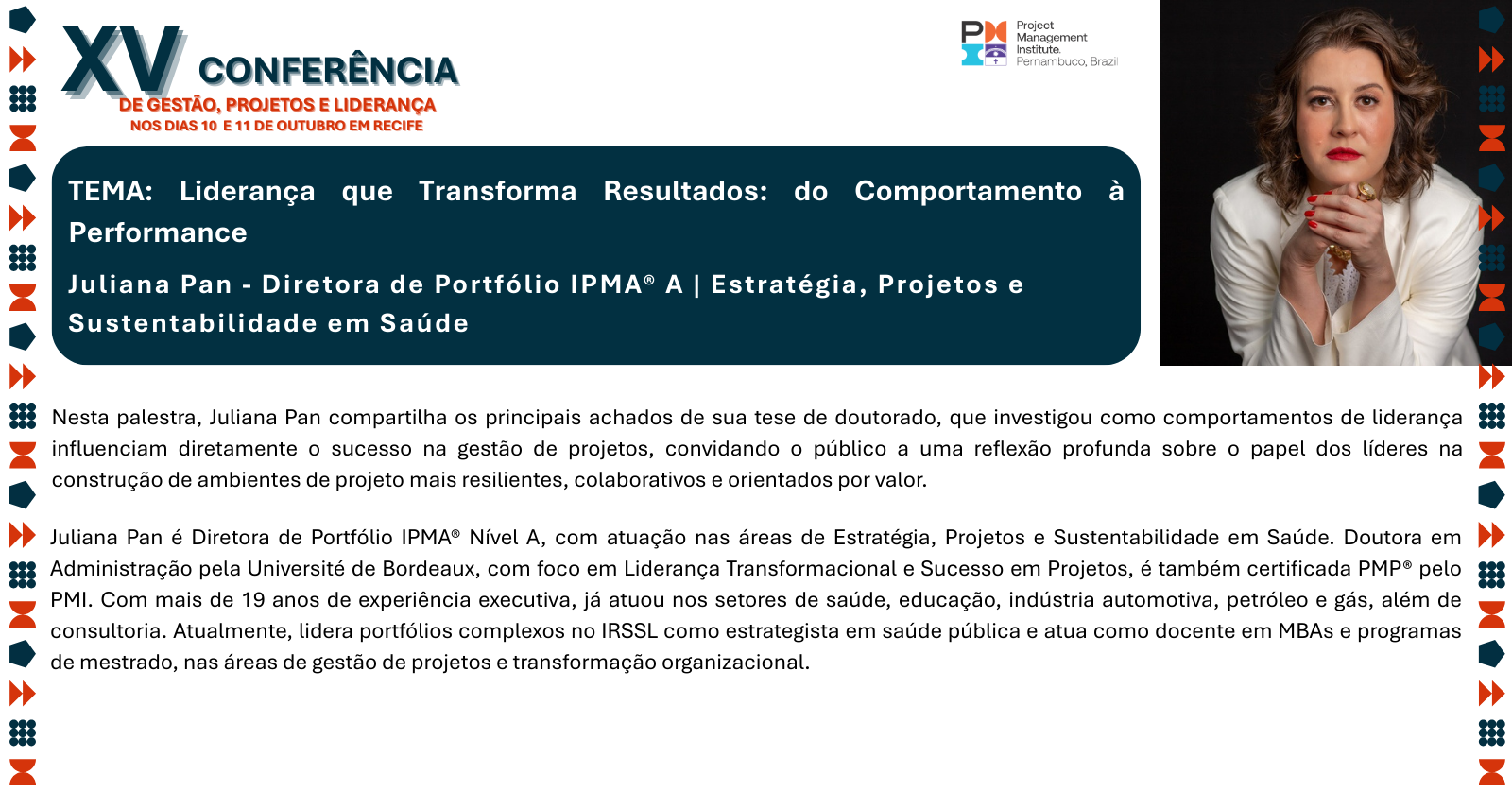 XV CGPL - Conferência de Gestão, Projetos e Liderança 2025 em Recife ...
