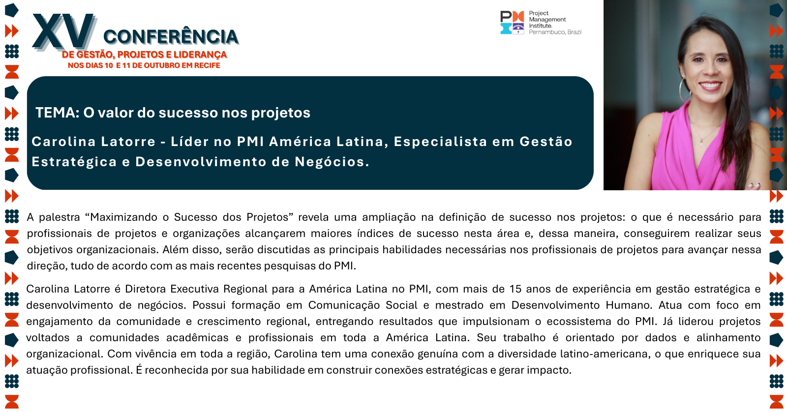 XV CGPL - Conferência de Gestão, Projetos e Liderança 2025 em Recife ...