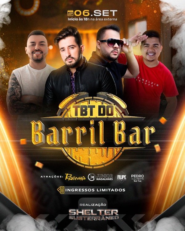 TBT do Barril Bar em Porto Velho - Sympla