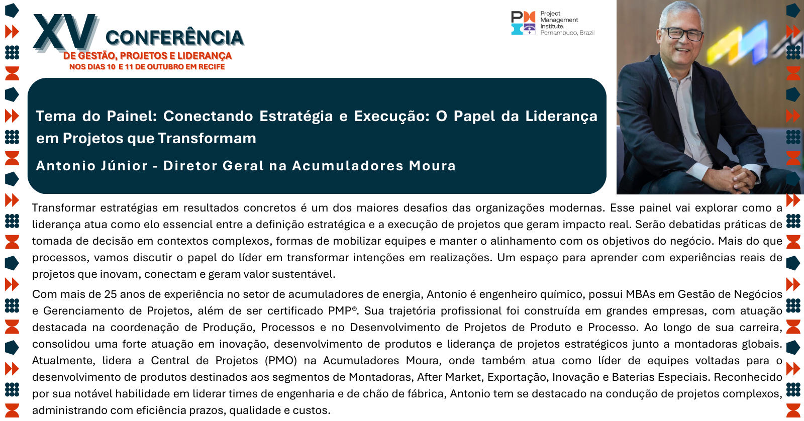 XV CGPL - Conferência de Gestão, Projetos e Liderança 2025 em Recife ...