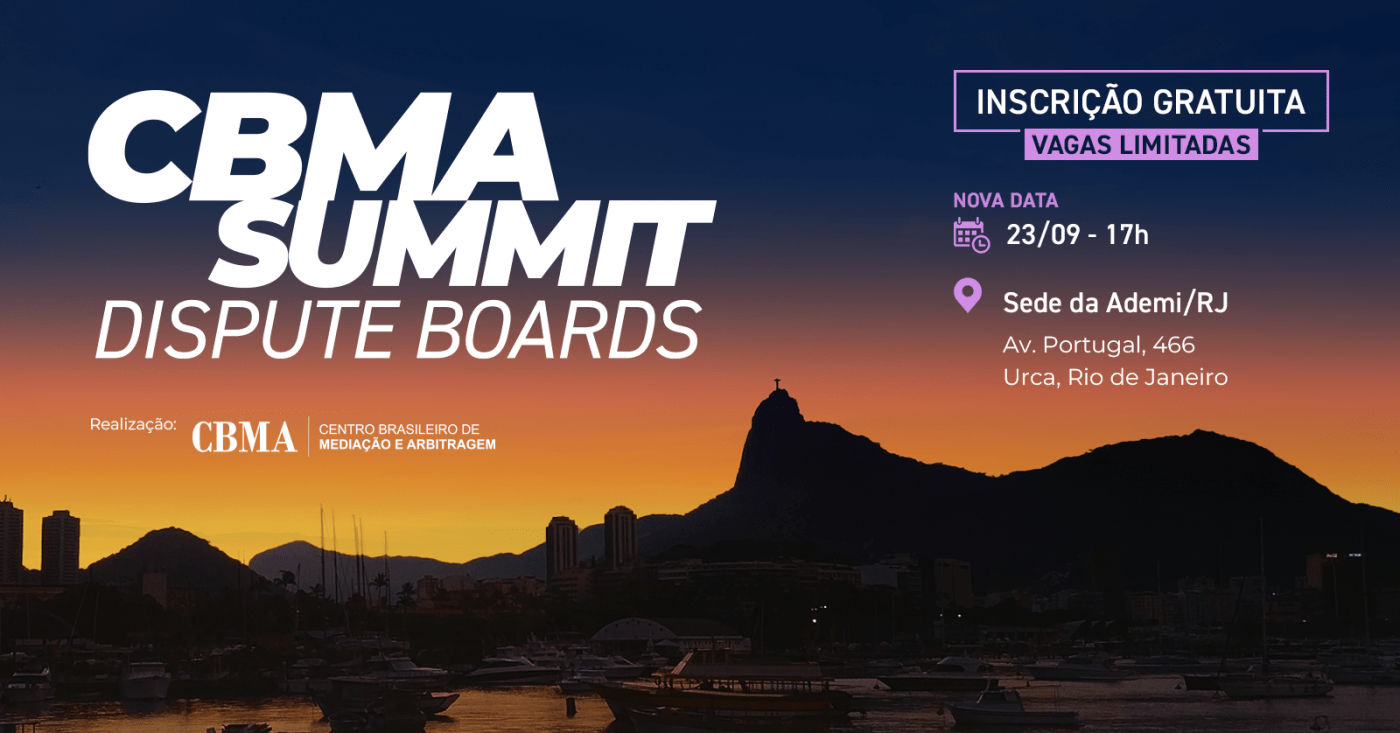 CBMA Summit Dispute Boards em Rio de Janeiro - Sympla