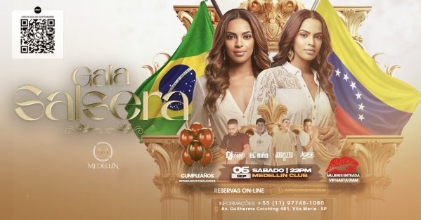GALA SALSERA - MEDELLÍN CLUB em São Paulo - Sympla