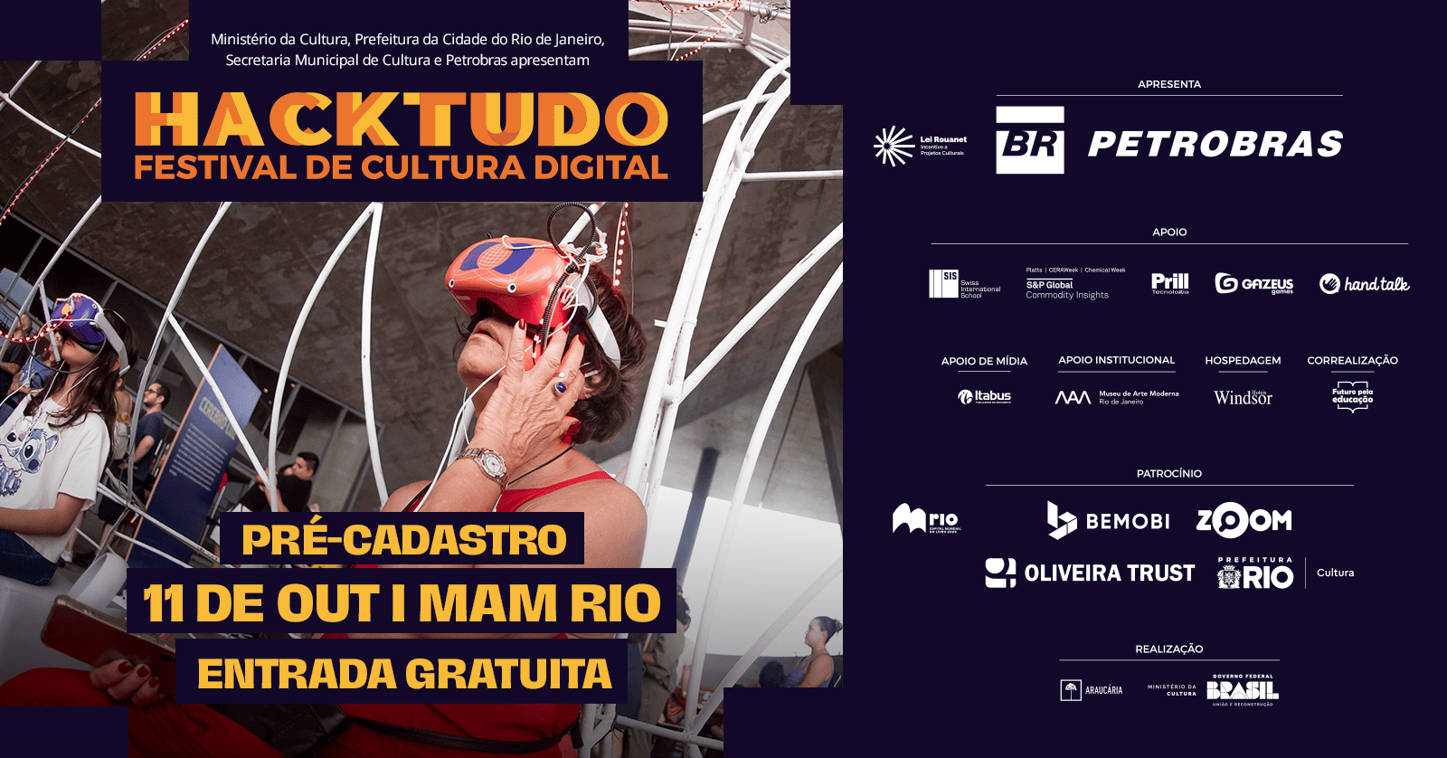 HACKTUDO 2025 | Pré-cadastro: Dia 11/10 em Rio de Janeiro - Sympla