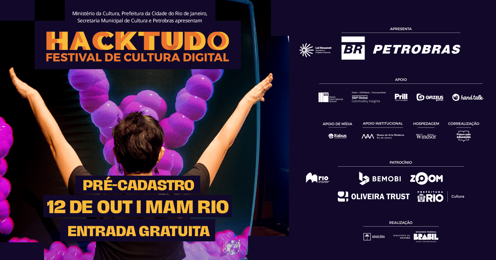 HACKTUDO 2025 | Pré-cadastro: Dia 12/10 em Rio de Janeiro - Sympla