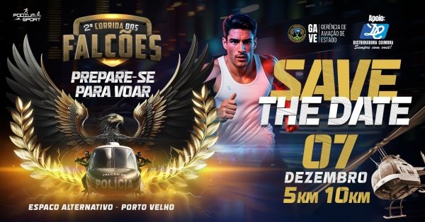2ª CORRIDA DOS FALCÕES em Porto Velho - Sympla