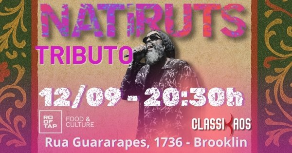 Tributo Natiruts no Rooftap em São Paulo - Sympla