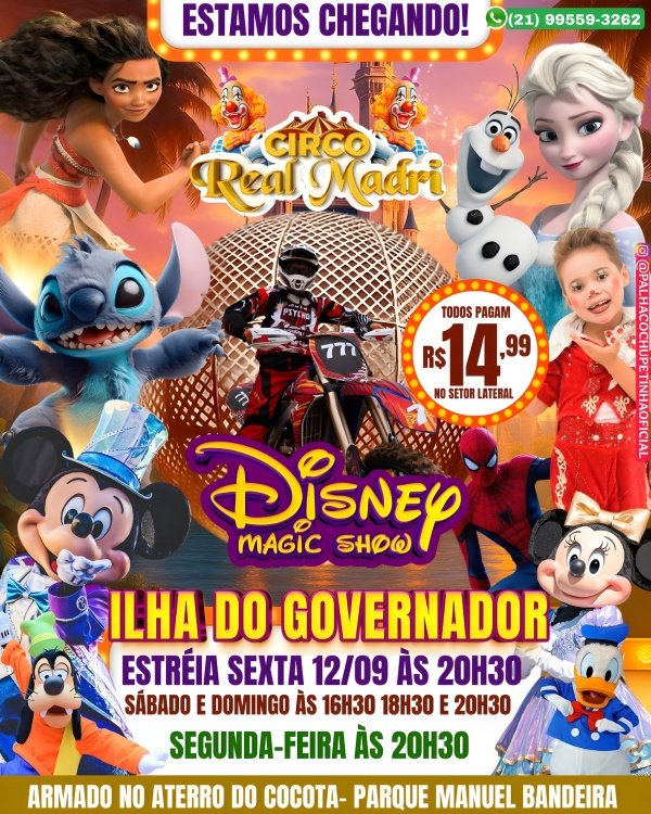 Circo Real Madri| Domingo 3 sessões em Rio de Janeiro - Sympla