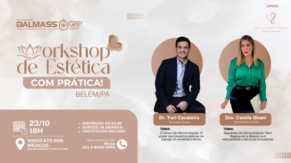 Workshop de Estética com Prática - Belém/PA em Belém - Sympla