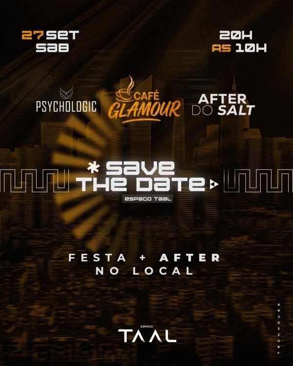 Café Glamour x Psychologic x After do Salt em Barueri - Sympla