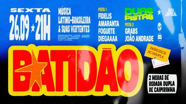 BATIDÃO - MUSICA LATINO-BRASILEIRA em Belo Horizonte - Sympla