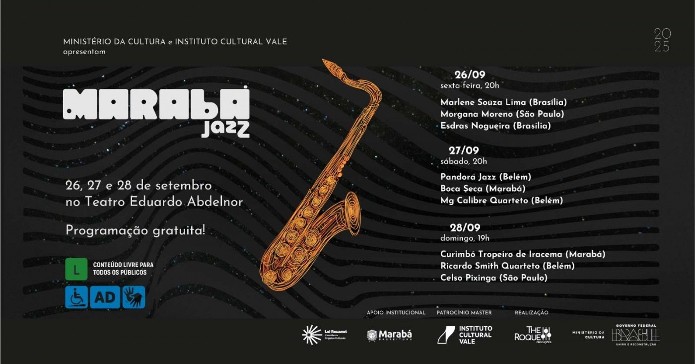 Marabá Jazz Festival em Marabá - Sympla