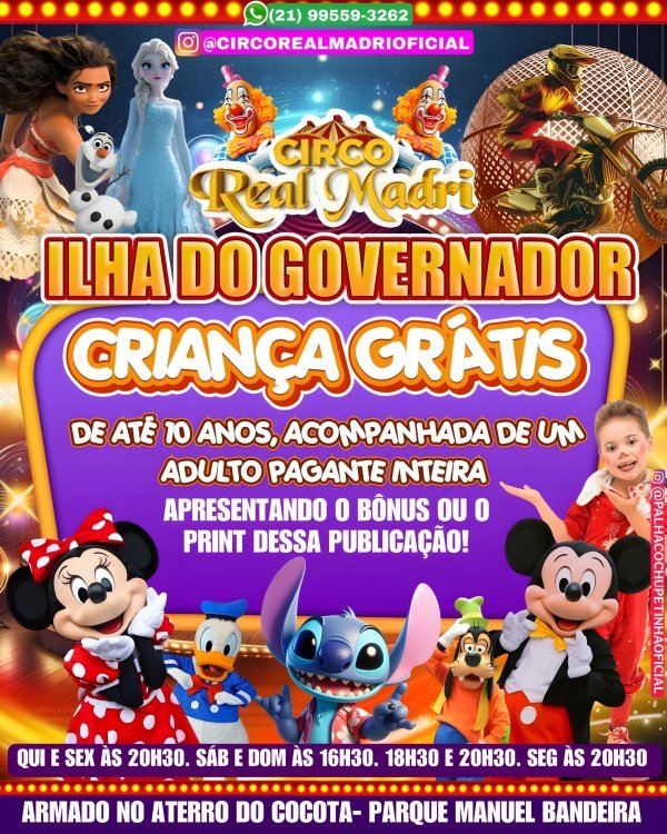 Circo Real Madri| sexta às 20:30 em Rio de Janeiro - Sympla