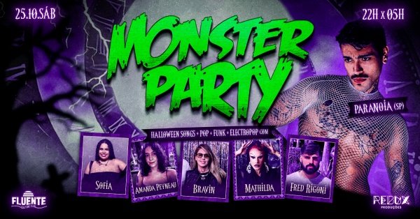 MONSTER PARTY apresenta DJ PARANOIA (SP) em Vitória - Sympla