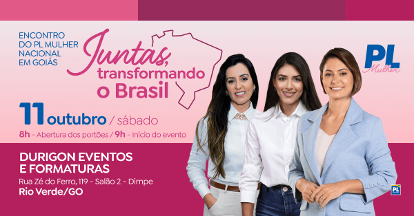 Encontro do PL Mulher Nacional em Goiás em Rio Verde - Sympla