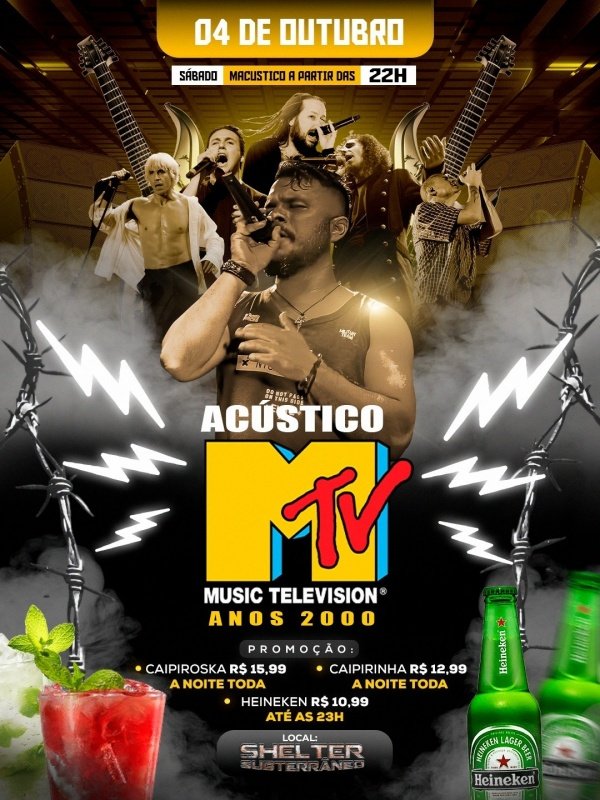Especial Acústico MTV Anos 2000 em Porto Velho - Sympla