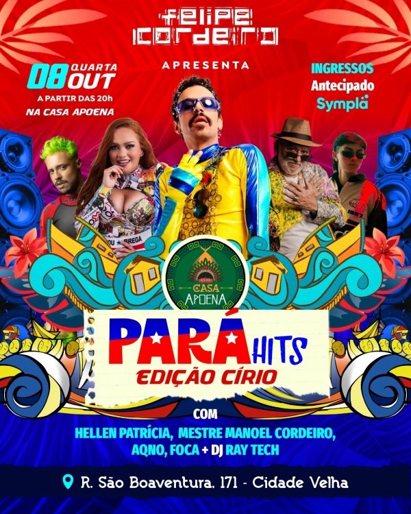Felipe Cordeiro Apresenta Pará Hits Especial Círio em Belém - Sympla