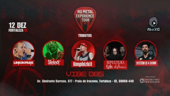 Nu metal experience tour em Fortaleza/CE em Fortaleza - Sympla