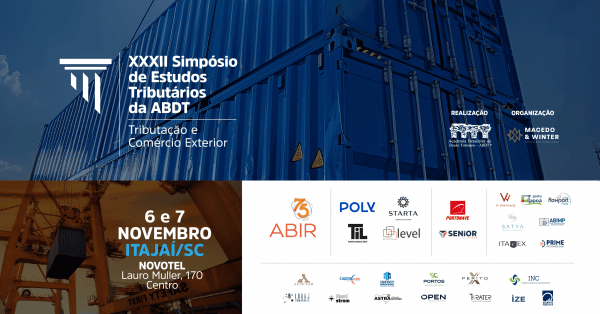 XXXII Simpósio de Estudos Tributários da ABDT em Itajaí - Sympla