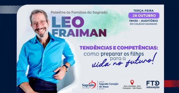 Palestra - Léo Fraiman no Sagrado em São Paulo - Sympla