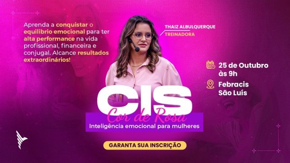 Workshop - CIS Rosa 25/10 em São Luís - Sympla