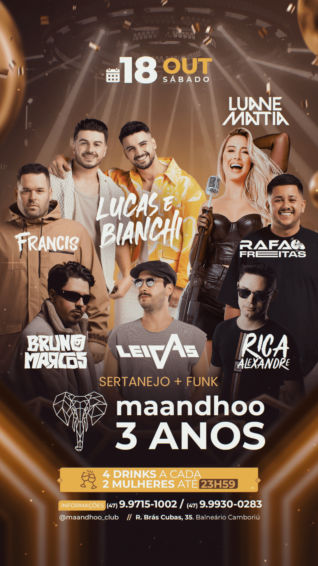 [B-DAY] MAANDHOO 3 ANOS em Balneário Camboriú - Sympla