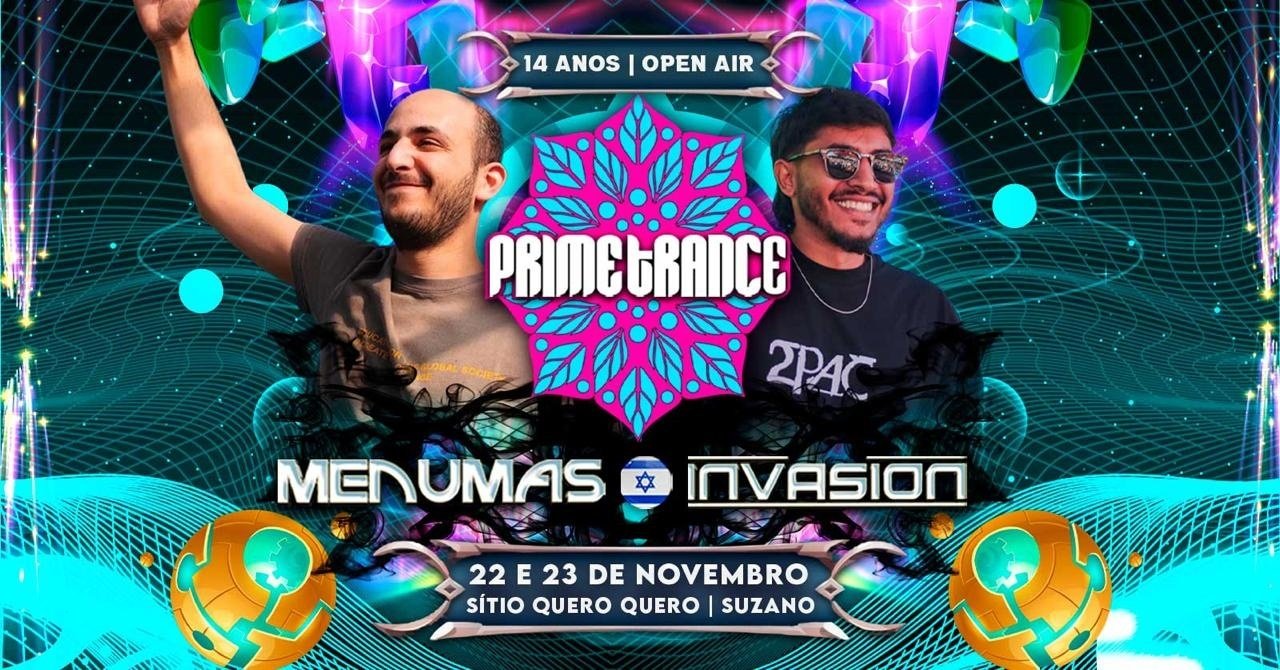 PRIME TRANCE 14 ANOS OPEN AIR 51 EDIÇÕES em Suzano - Sympla