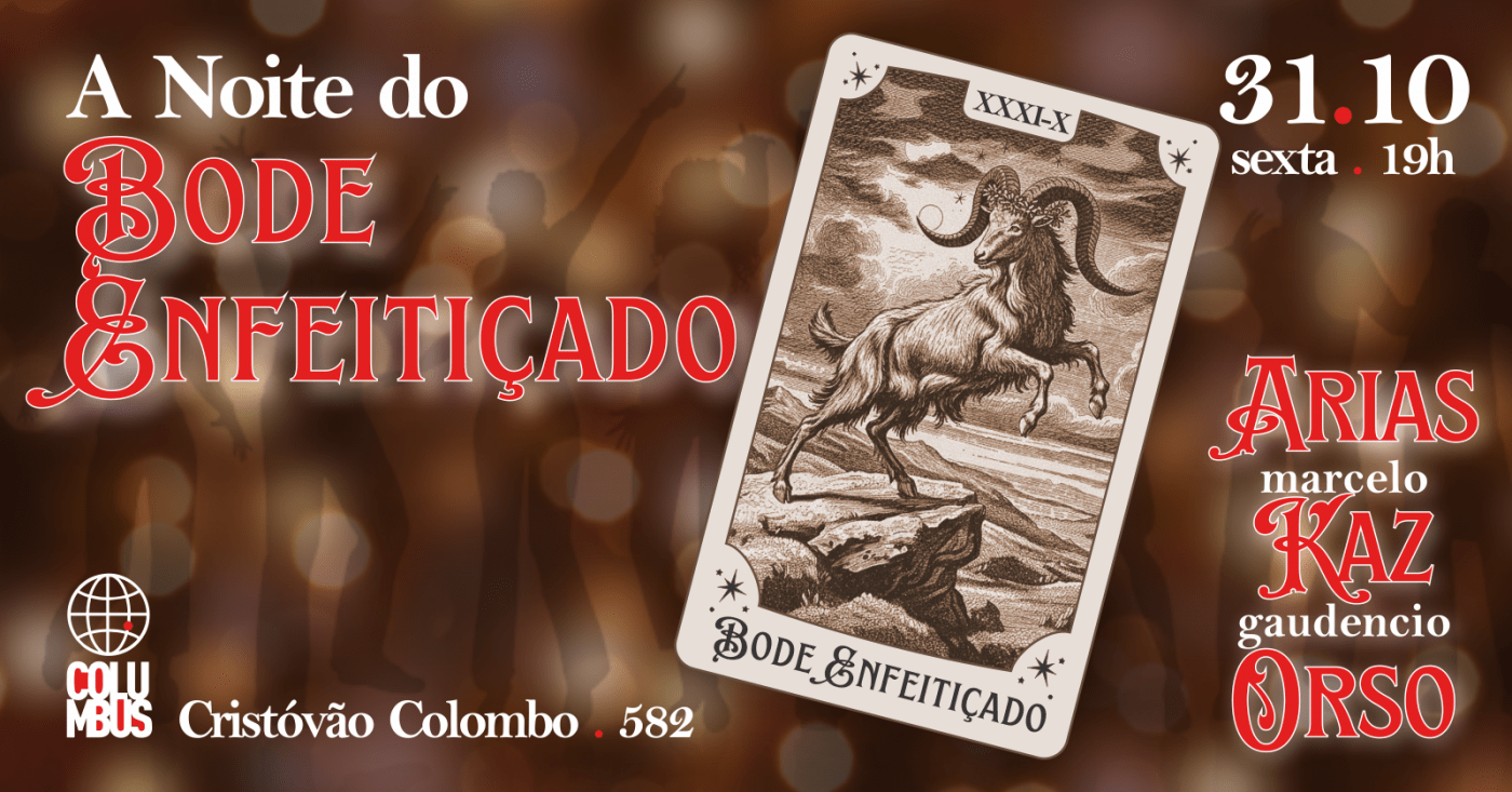 A Noite do Bode Enfeitiçado em Porto Alegre - Sympla