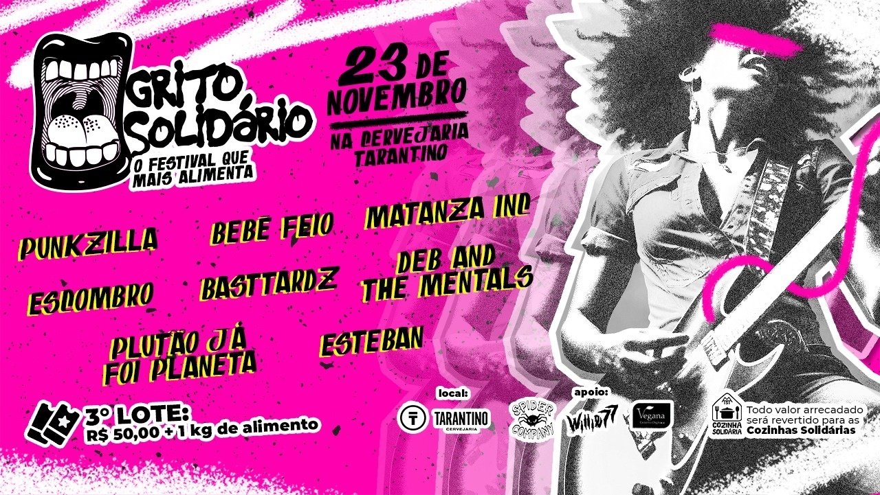 Grito Solidário | 8º Festival das Cozinhas Solidárias MTST em São Paulo ...