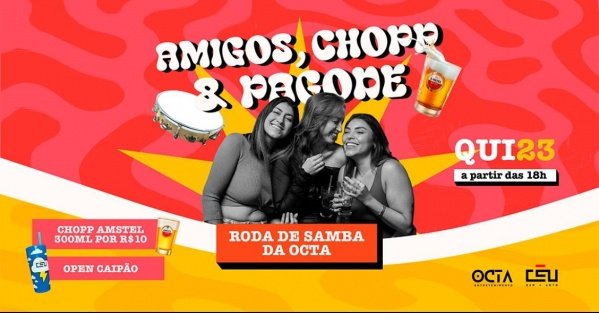 Roda de Samba da Octa no Céu - 23.10.2025 em Porto Alegre - Sympla