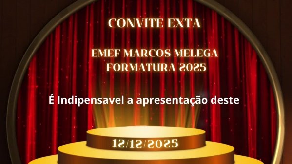 Formatura - Emef Marcos Melega em São Paulo - Sympla