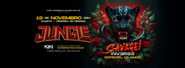 JUNGLE SAVAGE INVERSE em São Paulo - Sympla
