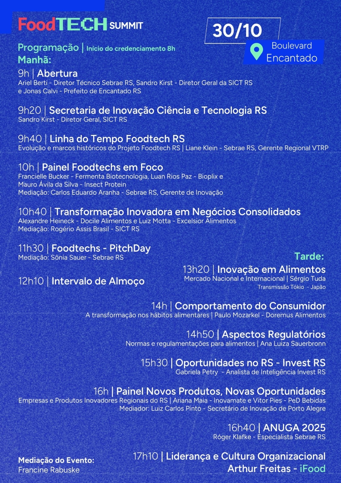 FoodTech Summit 2025 em Encantado - Sympla