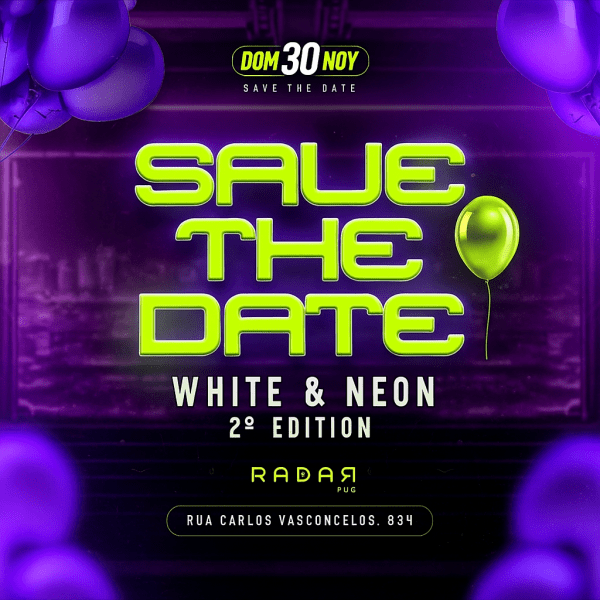White and Neon: Samba Geral + convidados em Fortaleza - Sympla