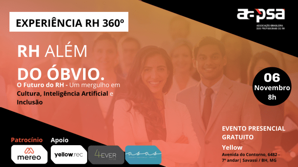 Experiência RH 360° | RH ALÉM DO ÓBVIO. em Belo Horizonte - Sympla