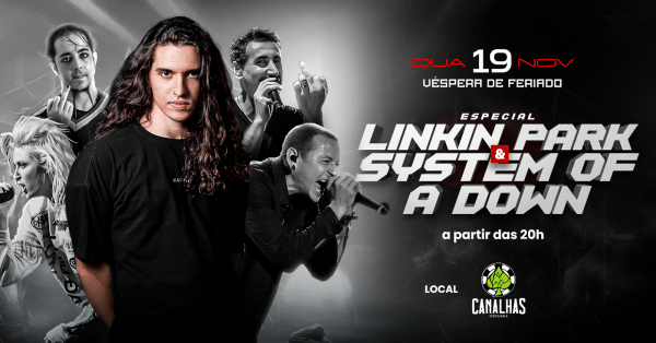 Especial Linkin Park e System of a Down em Campo Grande - Sympla