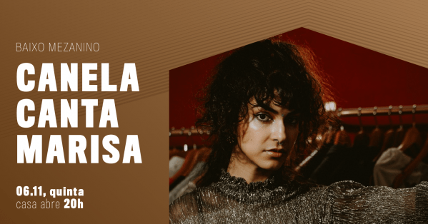 Canela canta Marisa em Belo Horizonte - Sympla