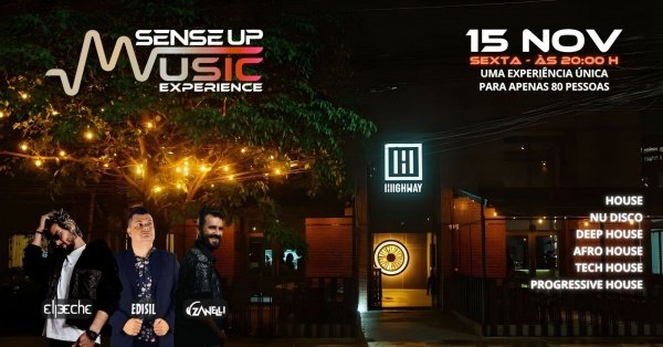 Sense Up Music - Experience - 15/NOV - Pinheiros - SP em São Paulo - Sympla
