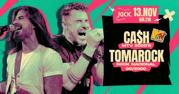 QUINTA JACK! ESPECIAL MTV 2000'S HITS | CA$H (MTV 2000'S HITS) + TOMAROCK (ROCK NACIONAL 90/2000 ...