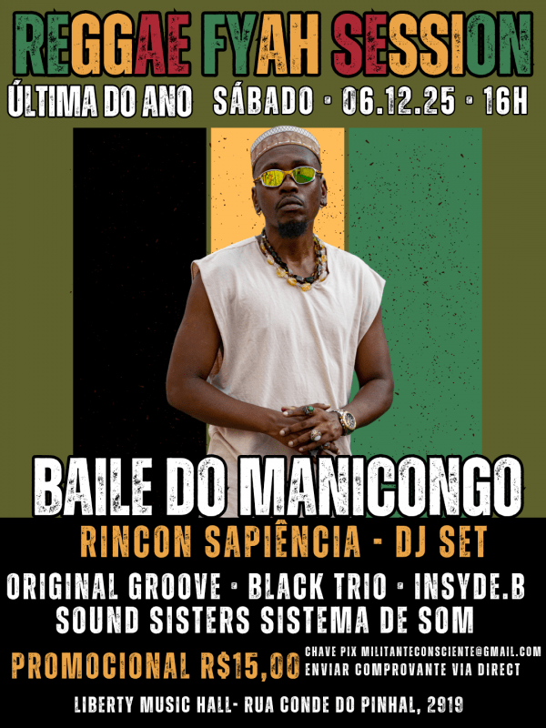 RFS # BAILE DO MANICONGO EM SÃO CARLOS (Cópia) em São Carlos - Sympla