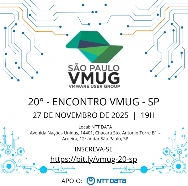 VMUG SP - 20° Edição em São Paulo - Sympla