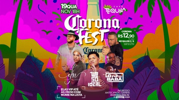 Corona Fest no Café Tequila em Jundiaí - Sympla