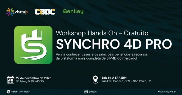 Workshop / Hands on SYNCHRO 4D PRO (ERA BIM 2025) em São Paulo - Sympla