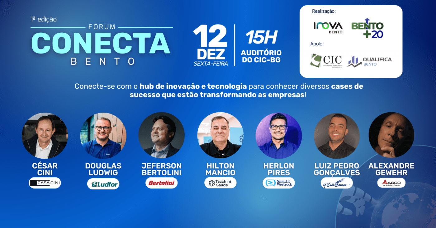 1º CONECTA BENTO em Bento Gonçalves - Sympla