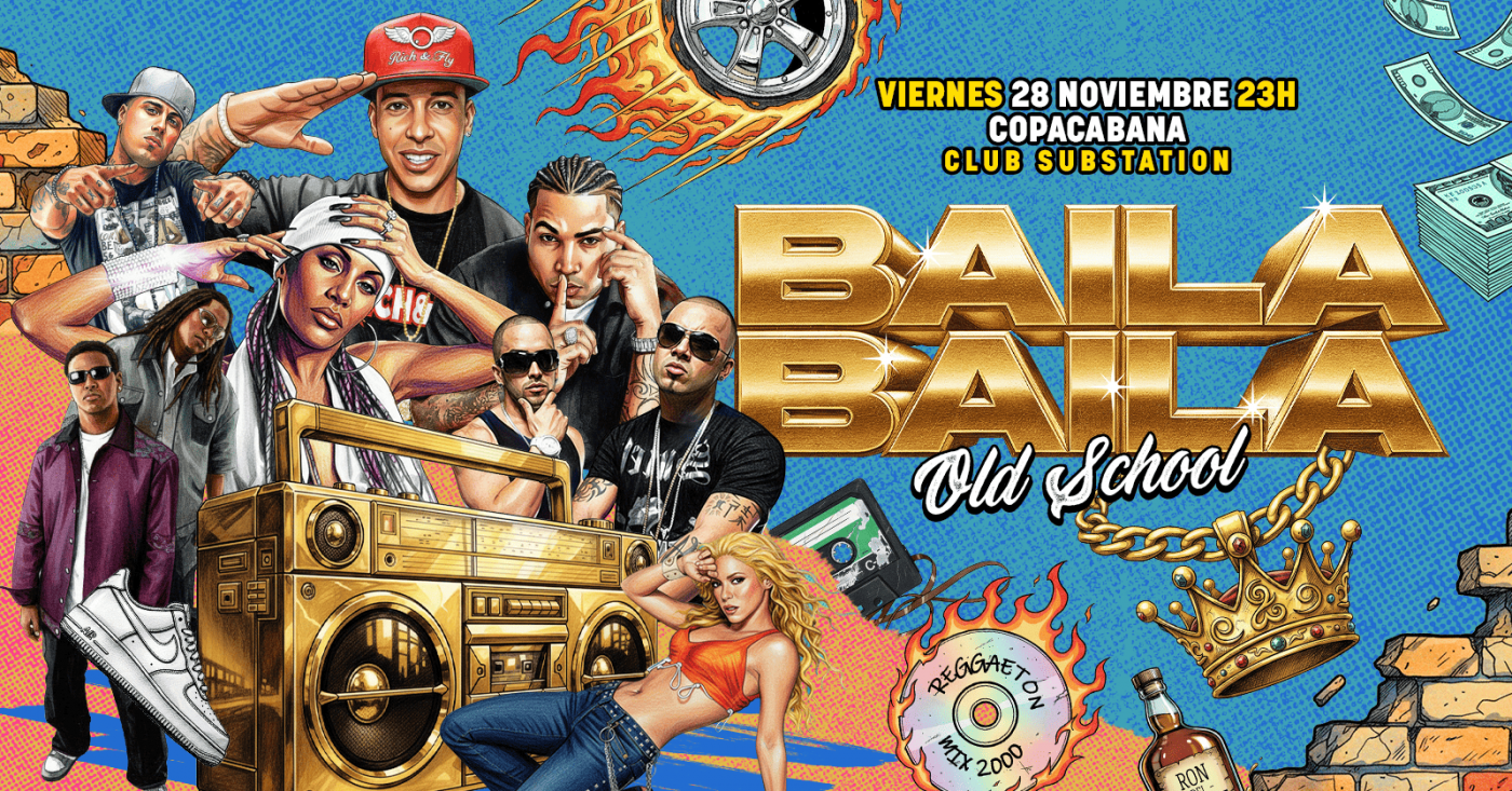 Fiesta Latina Baila Baila | Baile de Reggaeton | Old School ...
